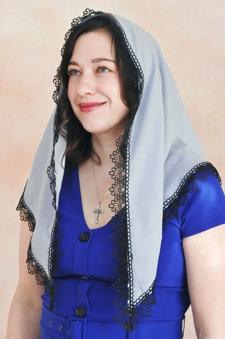 St. Bernadette Cotton Veils - Long - Veils by Lily
