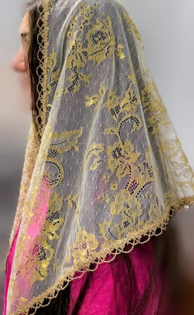 Golden Dawn Easter Veil - Veils by Lily