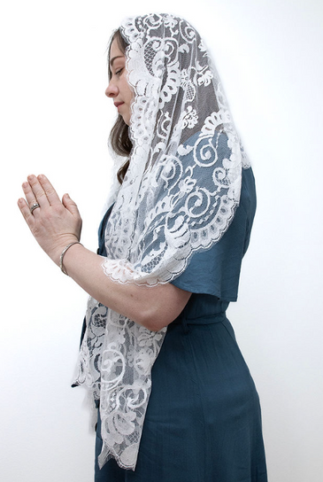 French Rectangle Mantilla - Veils by Lily