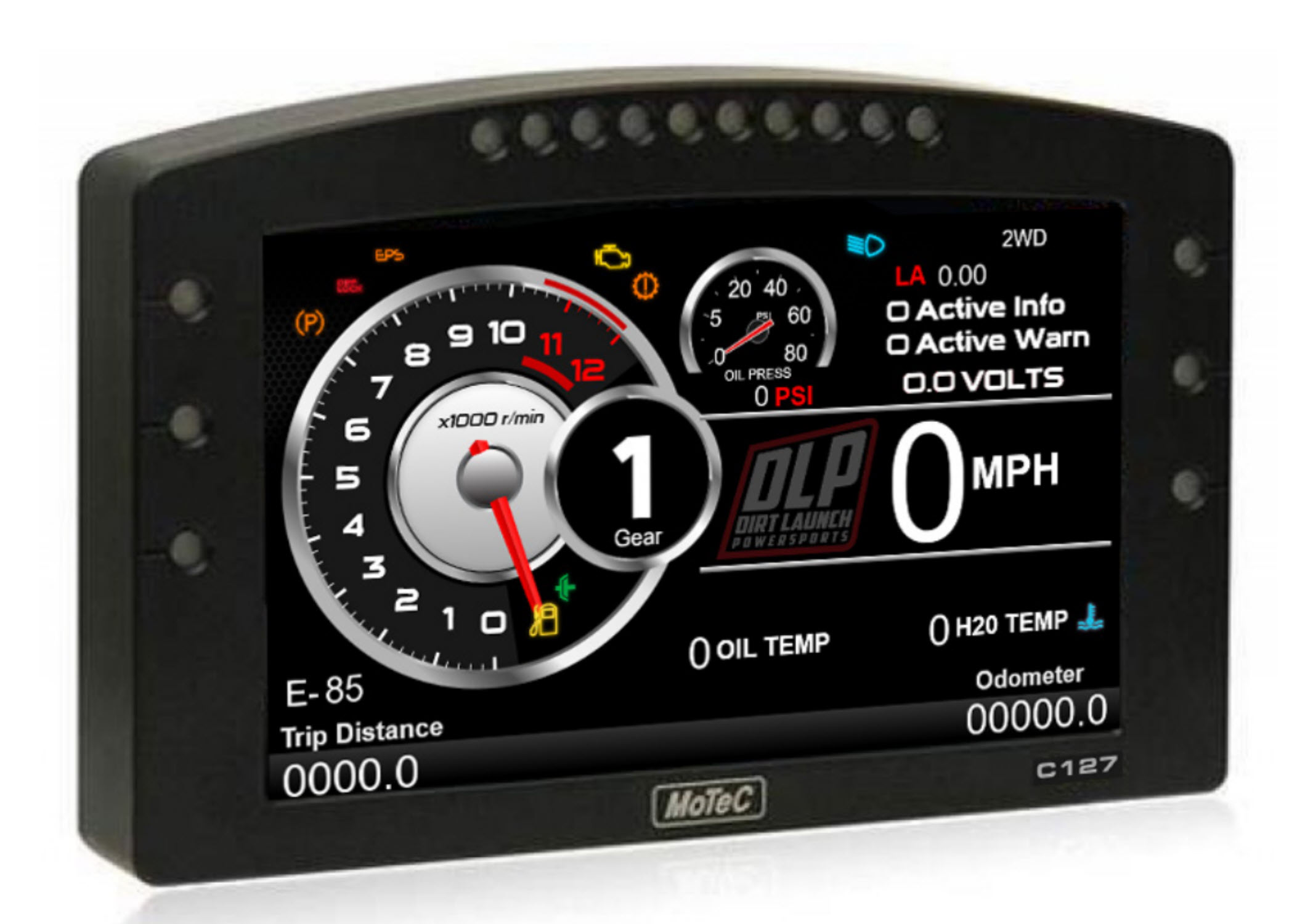 MoTeC C125 / C127 PnP Dash kit for the Yamaha YXZ1000 - Dirt Launch ...