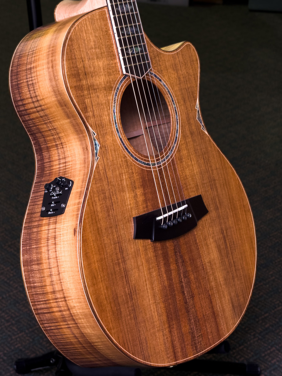 Cole Clark Angel 3 AN3EC-BLBL Tasmanian Blackwood Face Blackwood back ...