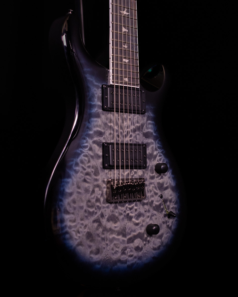 PRS SE Mark Holcomb SVN Signature Electric Guitar - Holcomb Blue Burst ...
