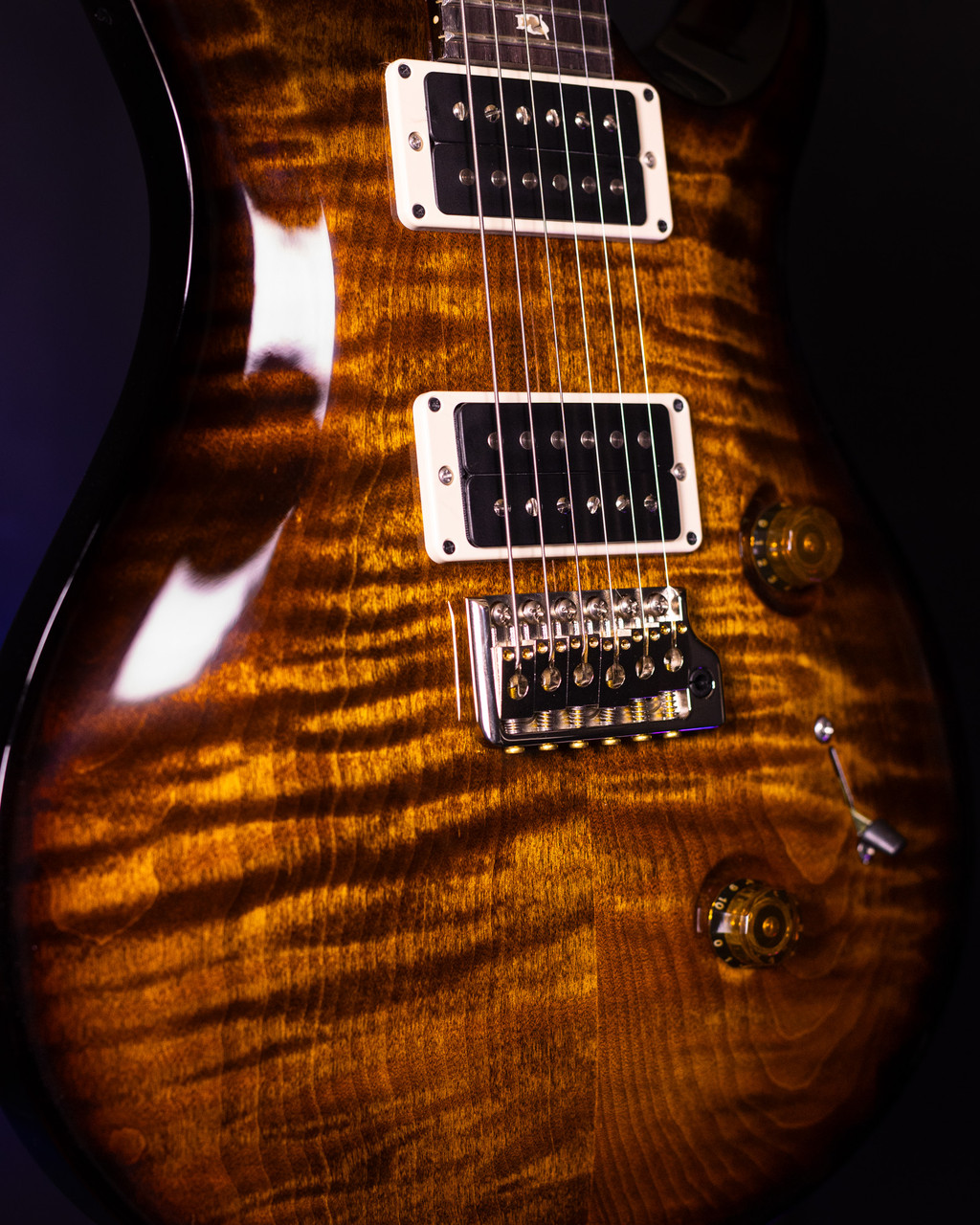 PRS Custom 24 Black Gold Burst - Electric Guitar - Guitar World Australia