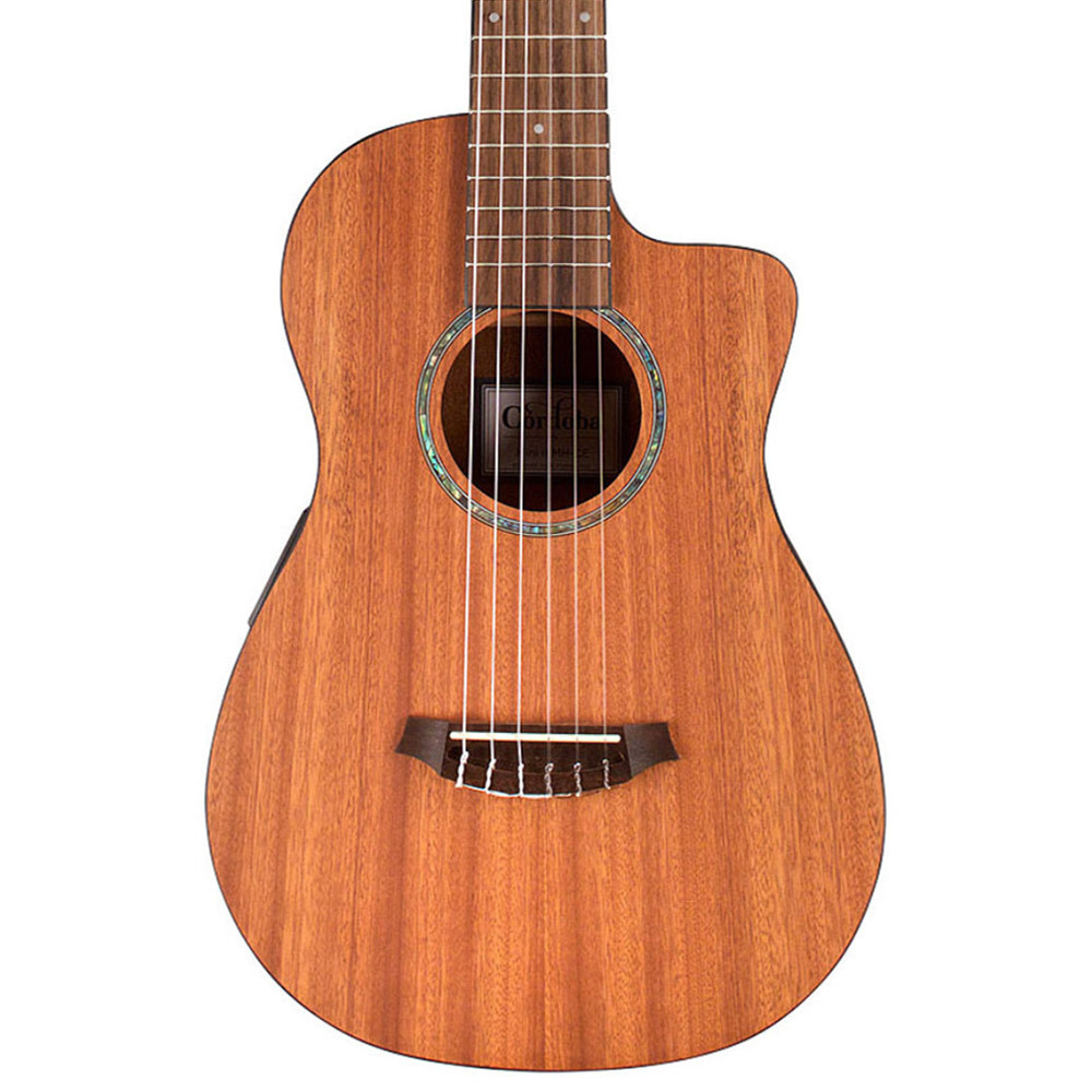 CORDOBA MINI II MH-CE COMPACT CLASSICAL GUITAR (mini2-mh-ce) - Guitar ...
