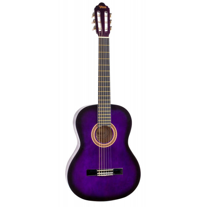 Valencia VC104 Full Size Classical Guitar Purple - Guitar World Australia