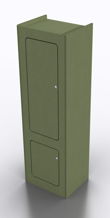 Campervan wardrobe/Cupboard -1600mm tall (LH Hinge) - Camit Design