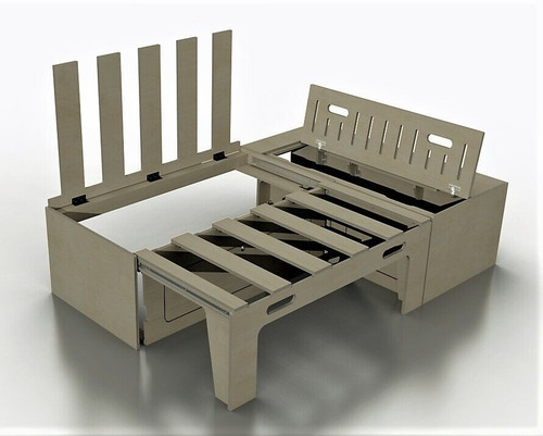 L Shape Seat Campervan Bed Pull Out Bench 6'x4' Plywood BED056/57 ...