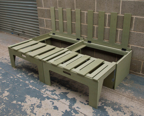 Double Lift Up Lid Campervan Bed | Camit Design