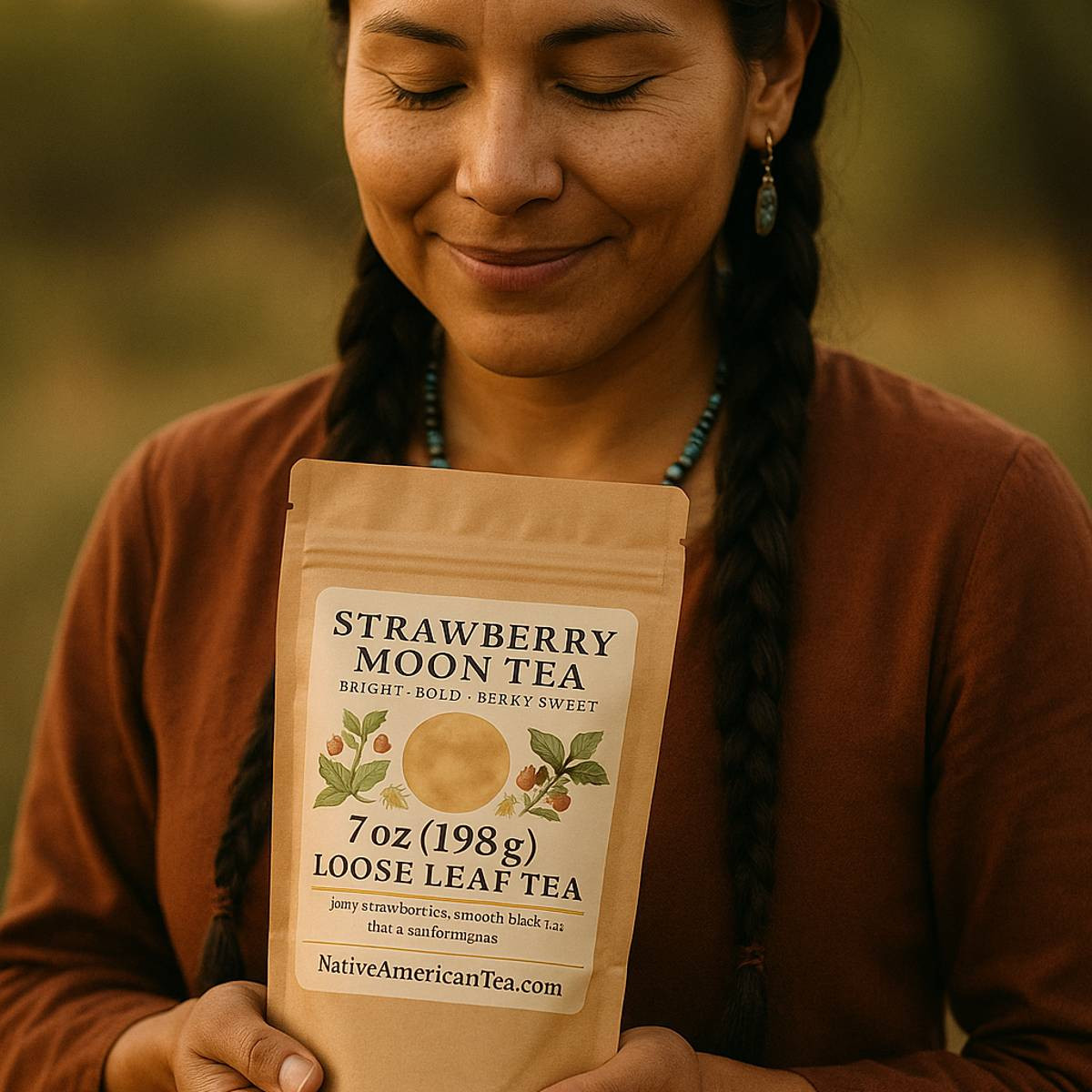 Native American Strawberry Moon Tea