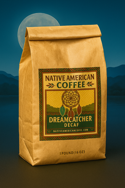 Dreamcatcher Decaf Coffee | Native American Coffee | Smooth Medium Roast