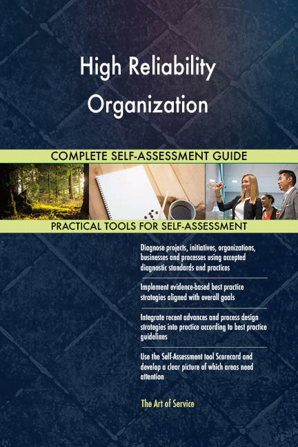 High Reliability Organization Toolkit