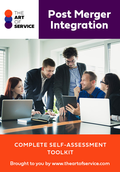 Post Merger Integration Toolkit