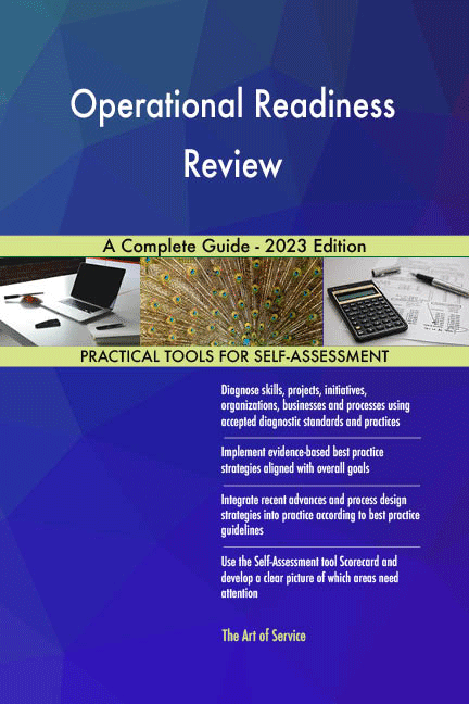 Operational Readiness Review Toolkit