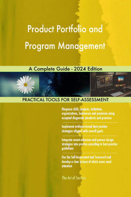 Product Portfolio and Program Management Toolkit