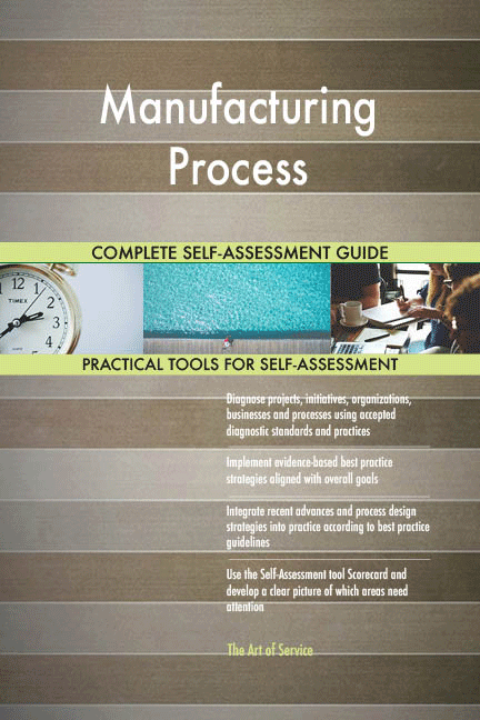 Manufacturing Process Toolkit