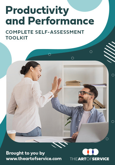 Productivity Performance Toolkit - The Art of Service Standard ...