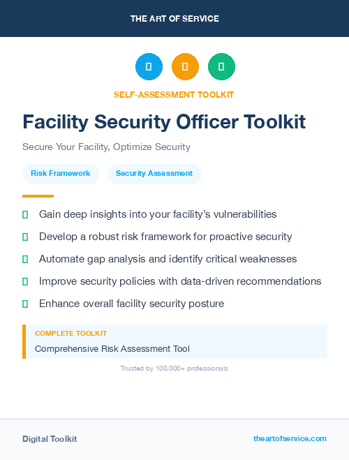 Facility Security Officer Toolkit