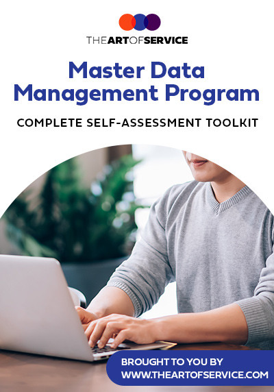 Master Data Management Program Toolkit