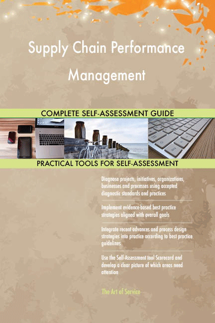 Supply Chain Performance Management Toolkit