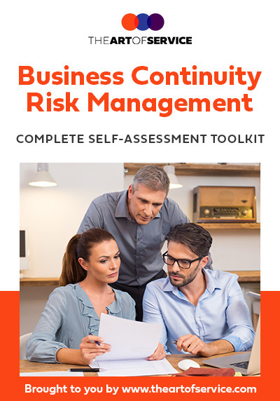 Business Continuity Risk Management Toolkit