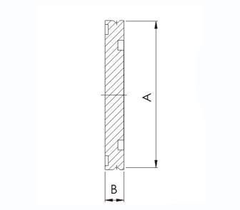 ISO63 Aluminum Blank Flange | VPC