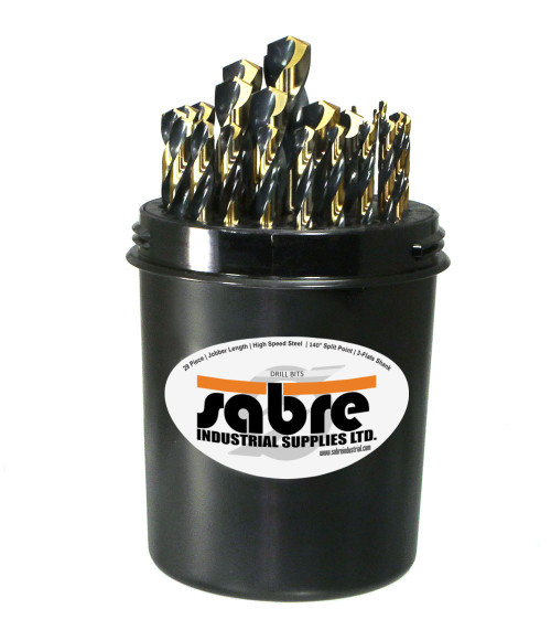 Sabre | 29pc Drill Bit Set, 3-Flats Shank