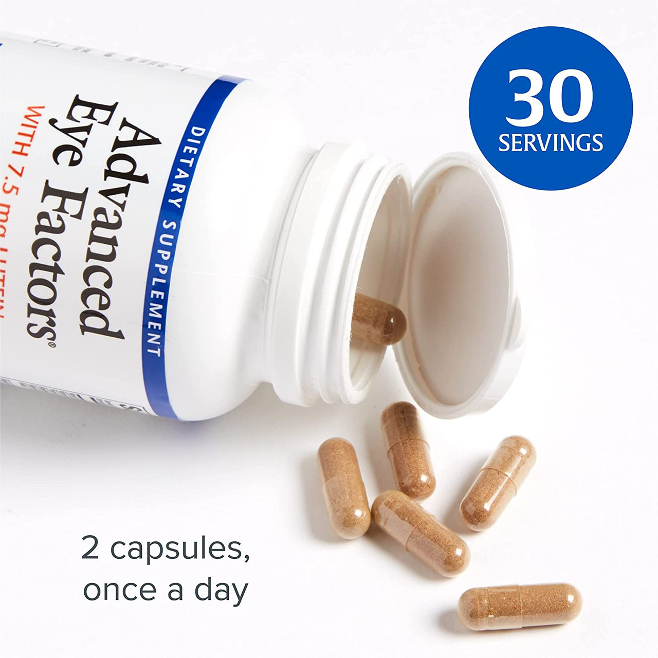 Natural Factors Advanced Eye Factors Antioxidant Support for Healthy ...