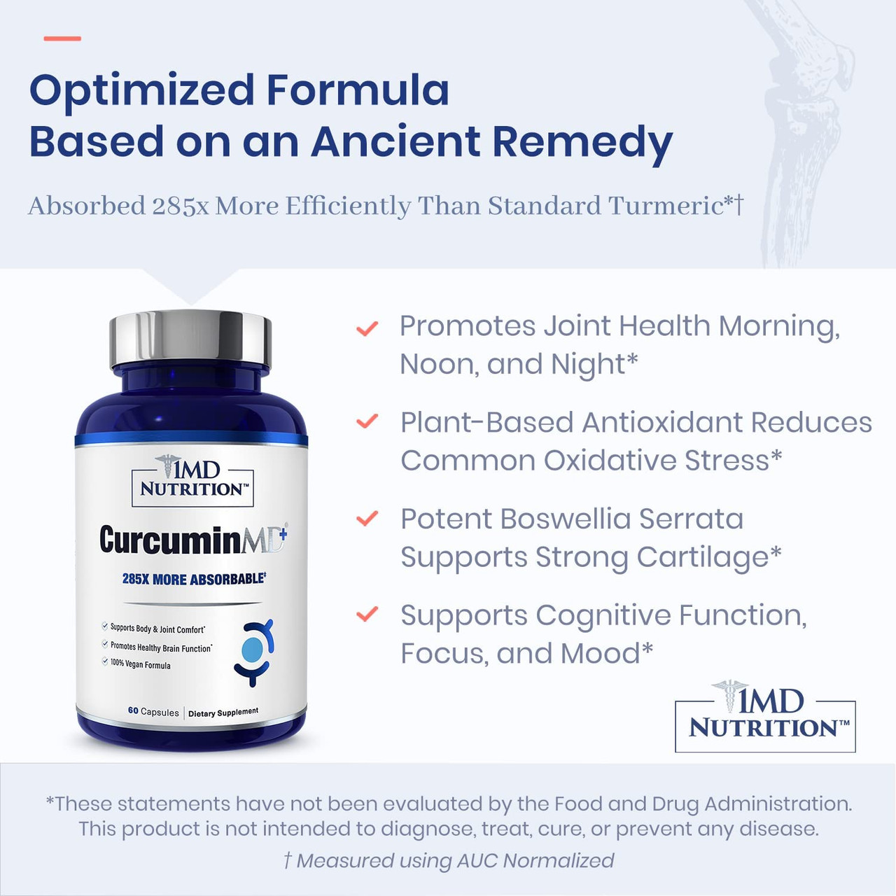 1MD Nutrition MoveMD CurcuminMD Plus Bundle Doctor Formulated with ...