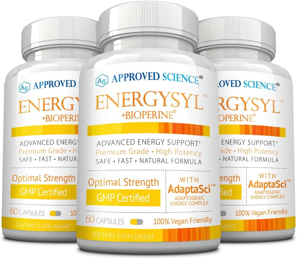 Approved Science Energysyl Caffeine Free Energy Booster Increase ...