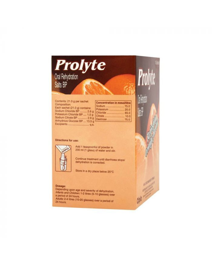 Prolyte Oral Rehydration Salts Orange Sachets
