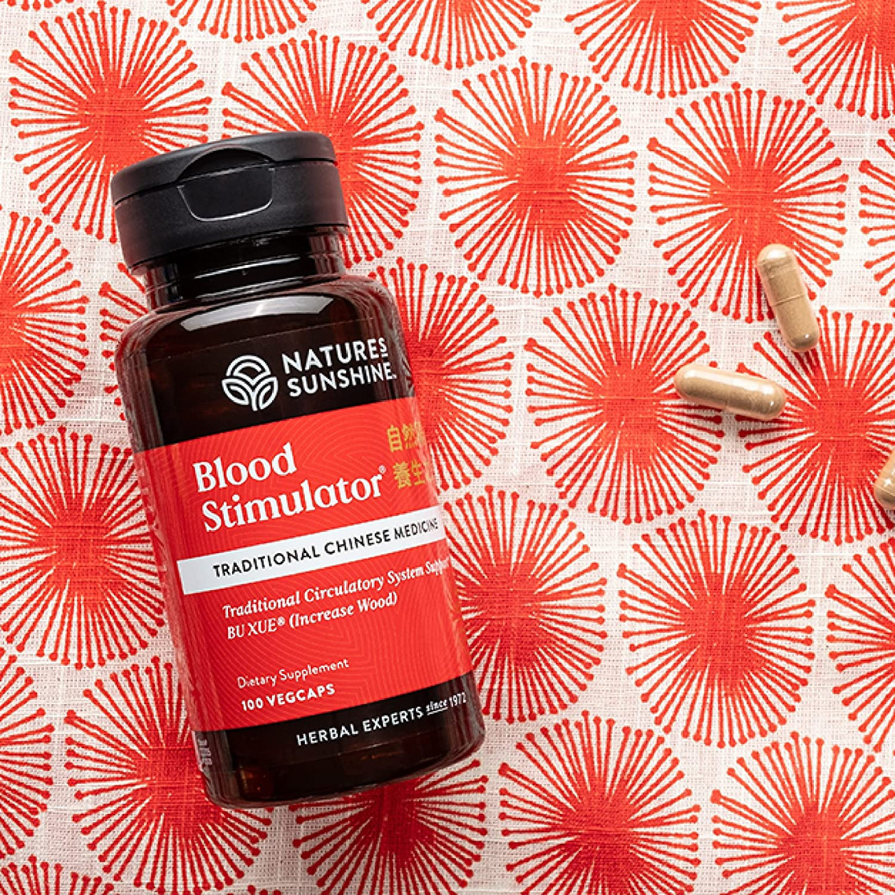 Natures Sunshine Blood Stimulator TCM Concentrate 30 Capsules