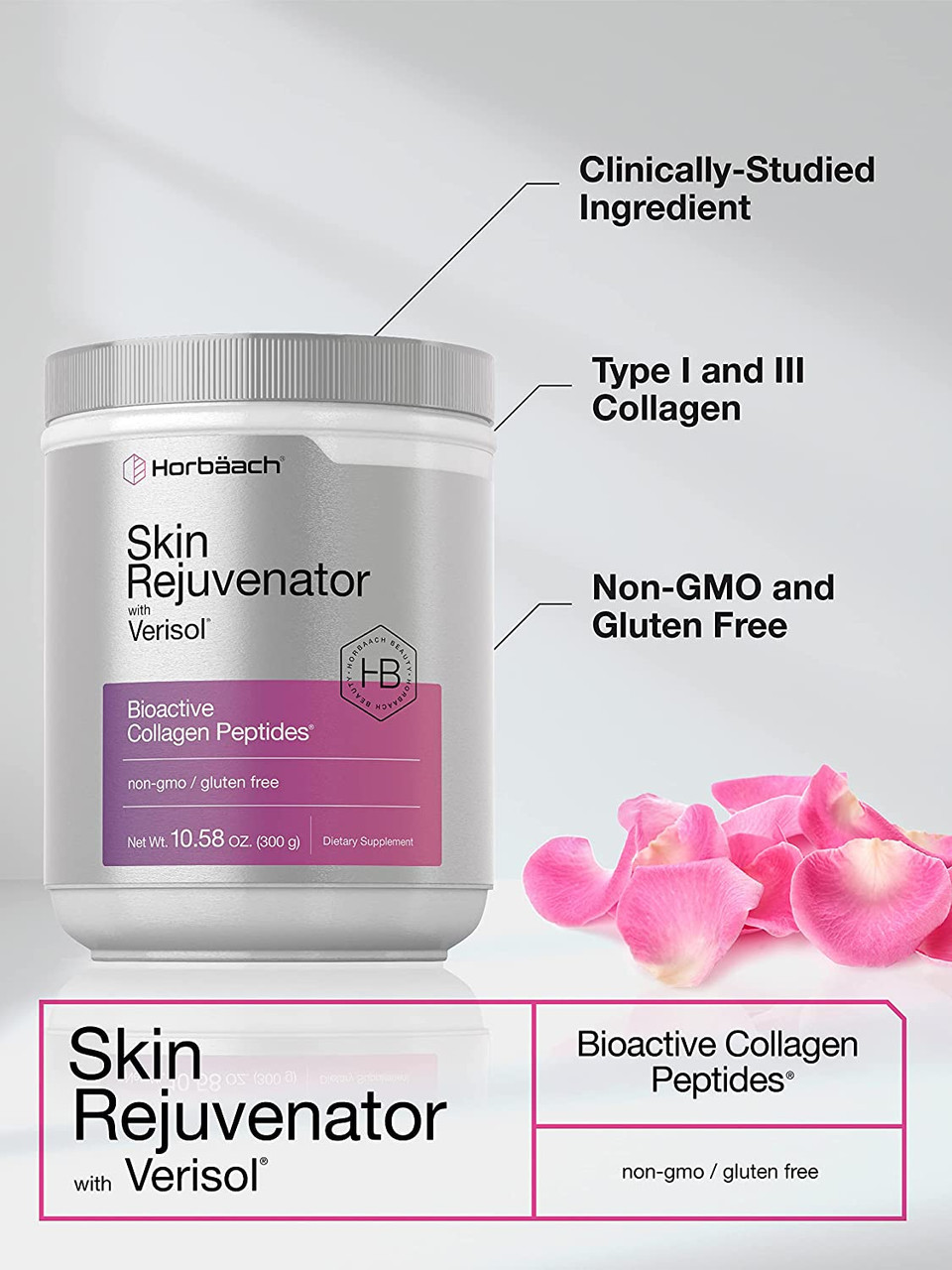 Skin Rejuvenator with Verisol 10.58 oz | Bioactive Collagen Peptide ...