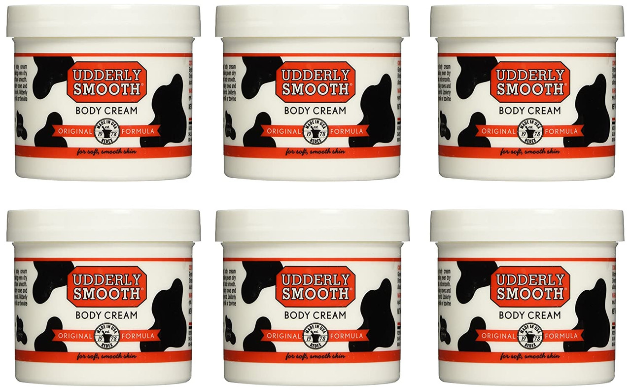 Udderly Smooth Body Cream Skin Moisturizer 6 Count