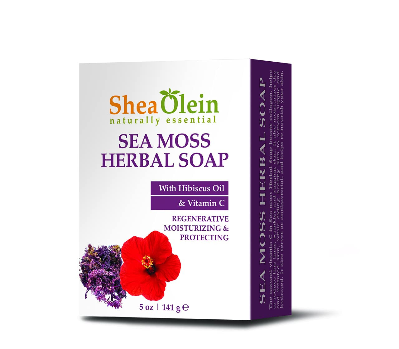 Shea Olein SEA MOSS HERBAL SOAP WITH HIBISCUS OIL & VITAMIN C