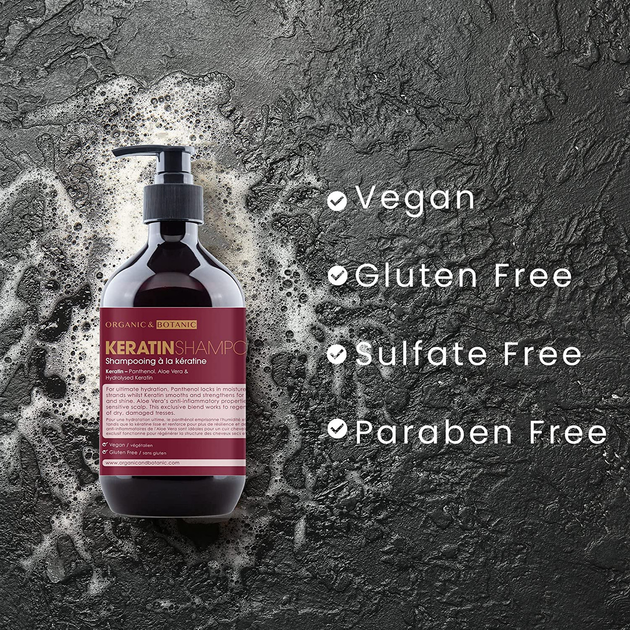 Organic & Botanic Keratin Shampoo 500ml