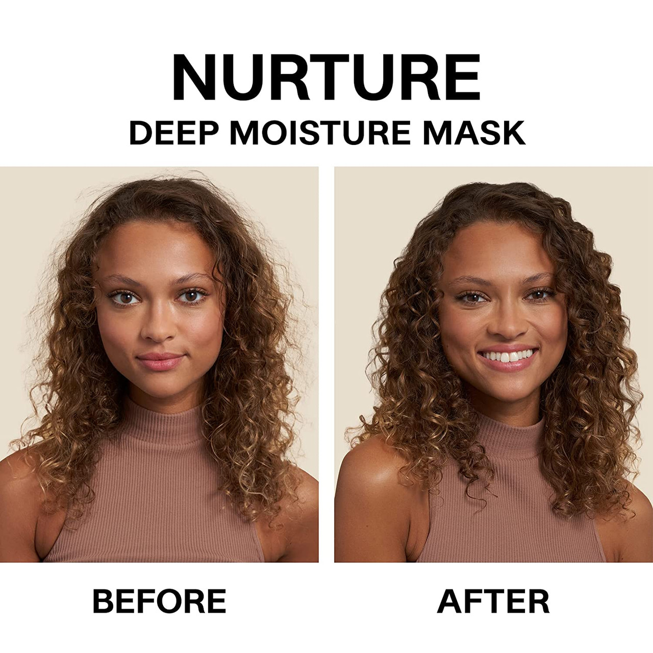 JVN Nurture Deep Moisture Mask, Hydrating Hair Mask Conditioning ...
