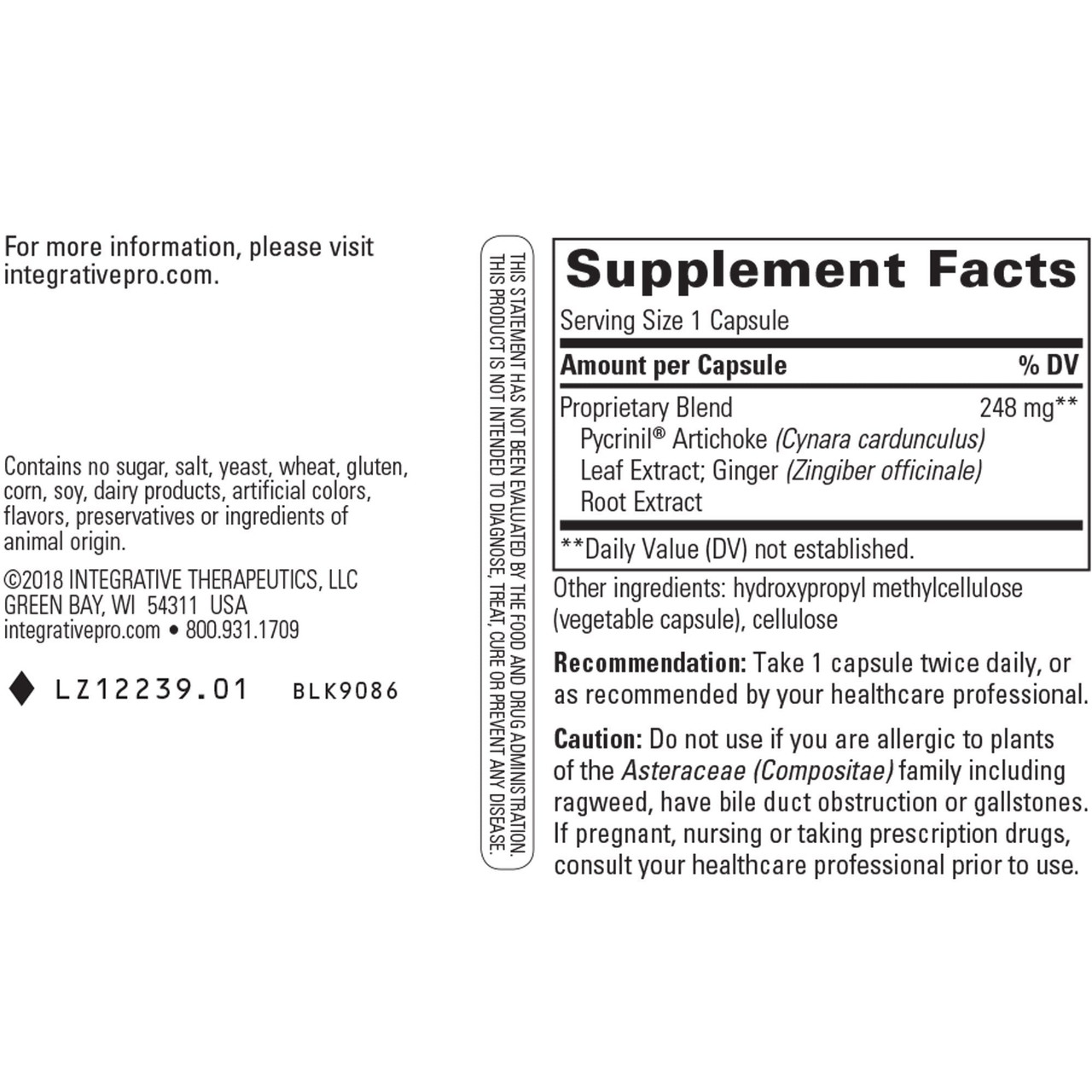 Motility Activator 60 Count - Integrative Therapeutics