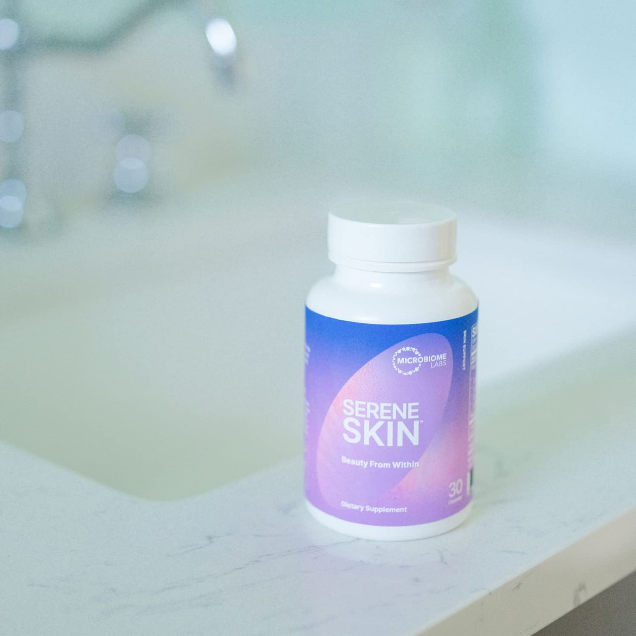 Microbiome Labs SereneSkin - Spore Based Probiotic Supplement for Skin ...
