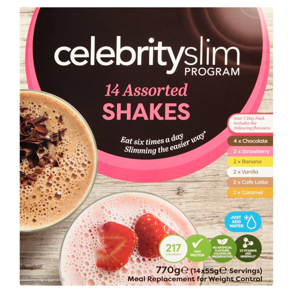 Celebrity Slim 7 day assorted shakes