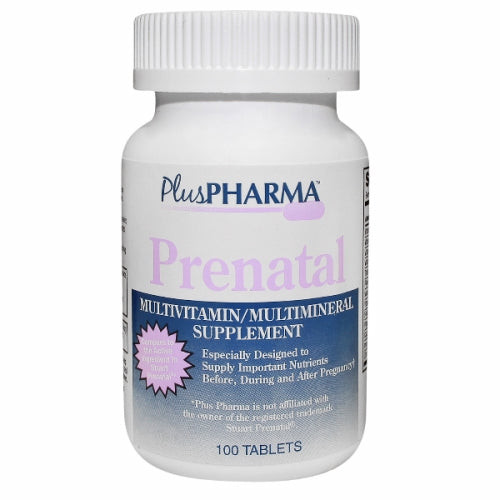 Prenatal Tabs 100 Tabs By Plus Pharma