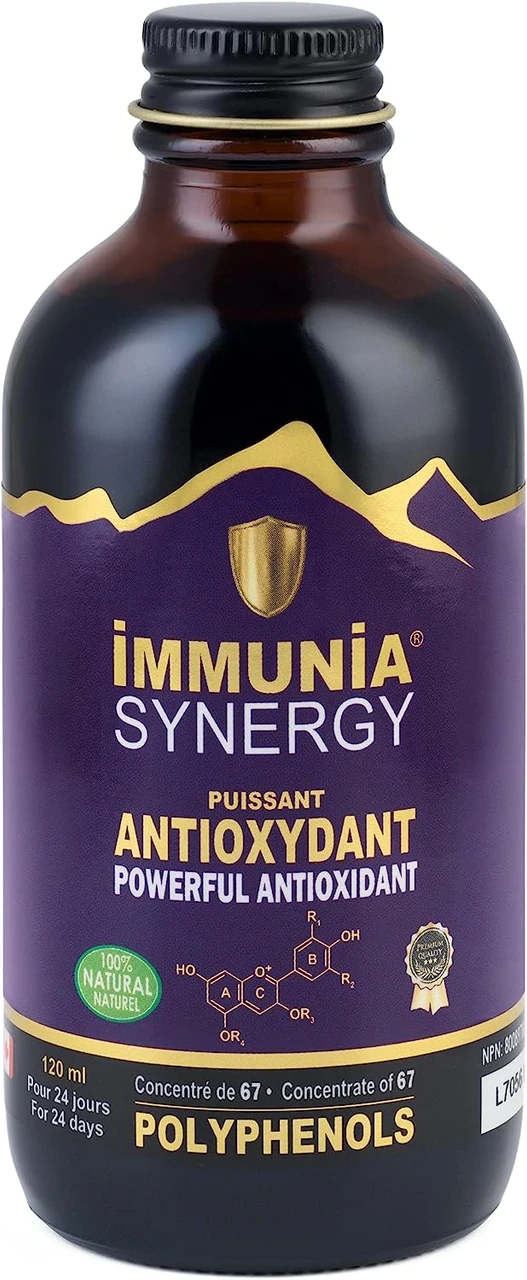 IMMUNIA Synergy - Elderberry and Blueberry Syrup Powerful Polyphenols ...