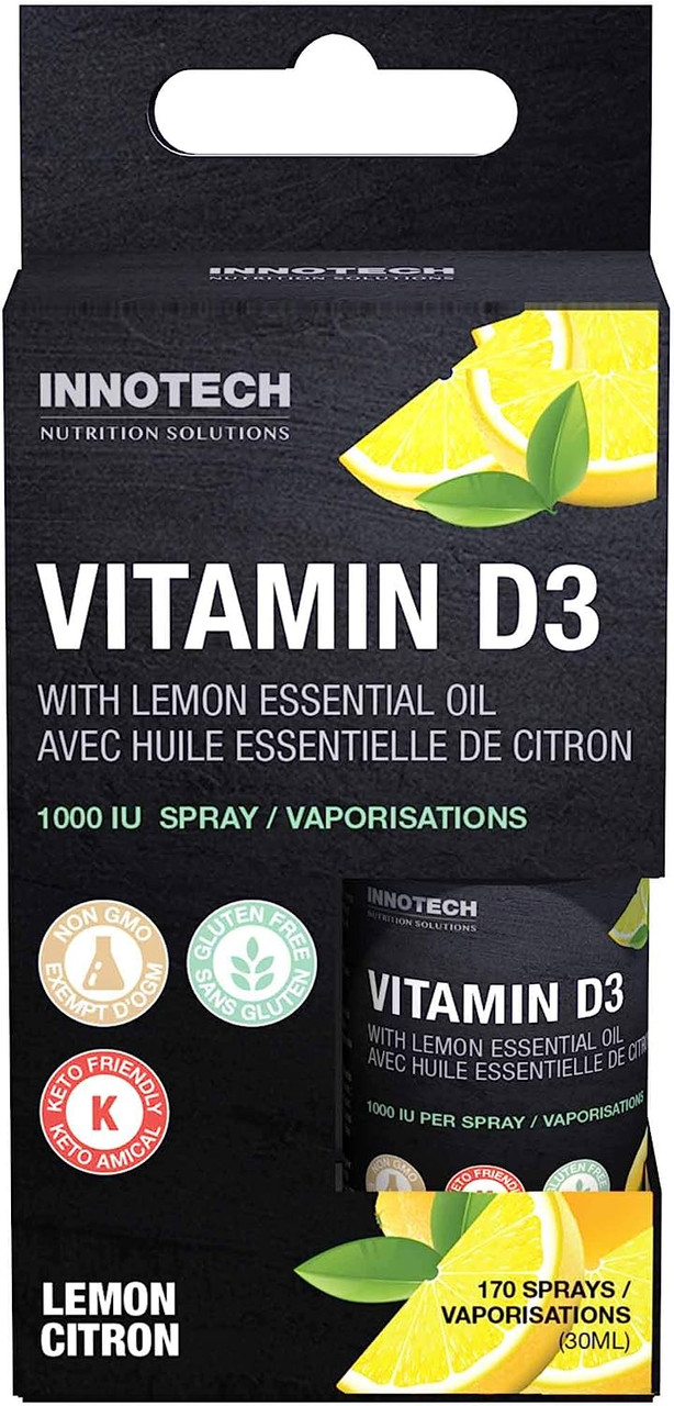 Innotech Nutrition Vitamin D3 Oral Spray, Lemon Flavour - 25 ml