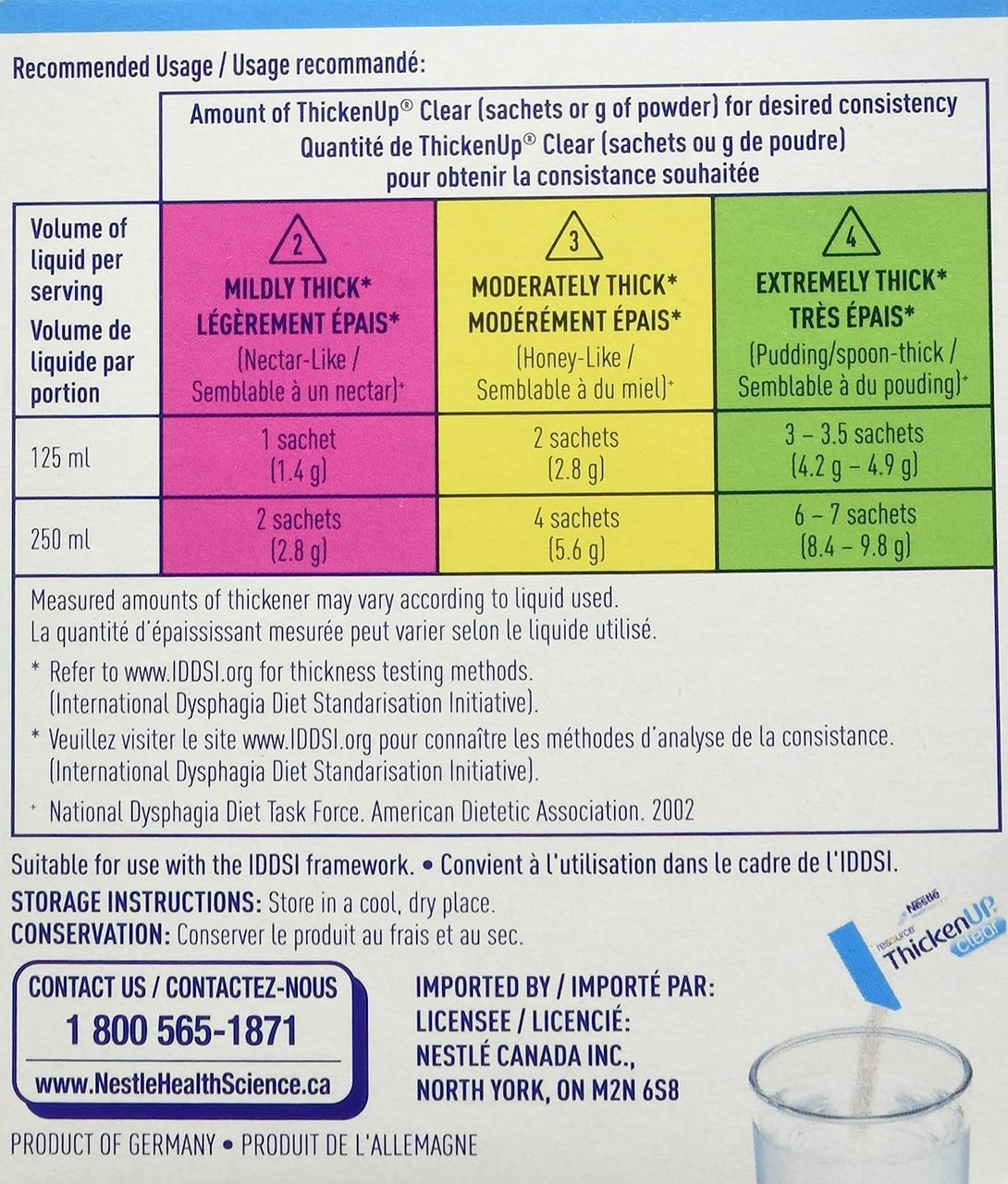 RESOURCE THICKENUP Clear, Instant Food and Drink Thickener, 24 x 1.4g ...