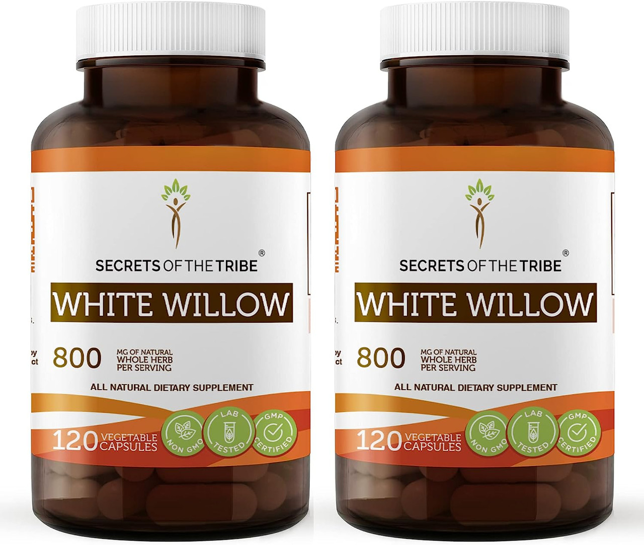 Secrets Of The Tribe White Willow Capsules 800 mg White Willow (Salix ...