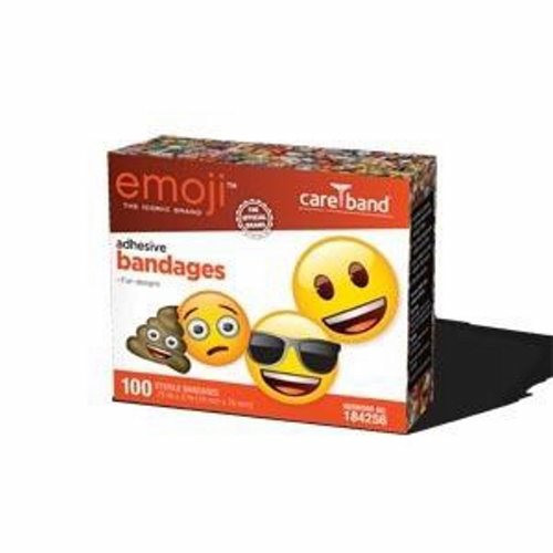 Adhesive Strip emoji 3/4 X 3 Inch Plastic Rectangle Kid Design (Emojis ...