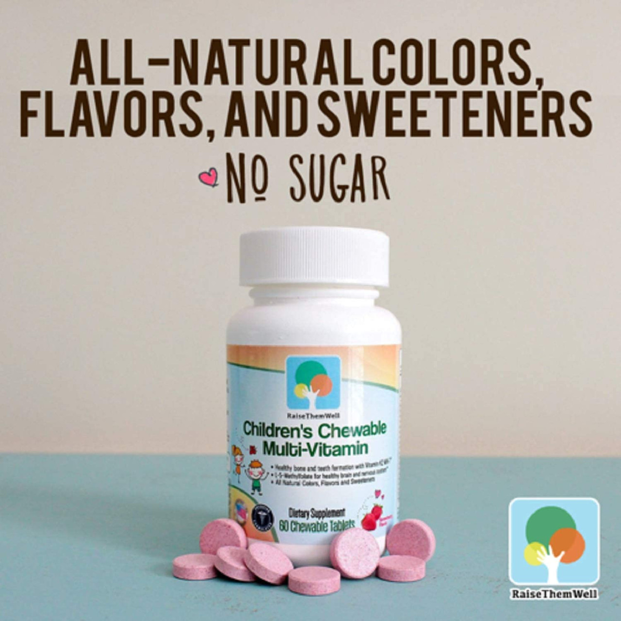 Great Tasting Chewable Kids Vitamins - Multivitamin for Kids with All ...