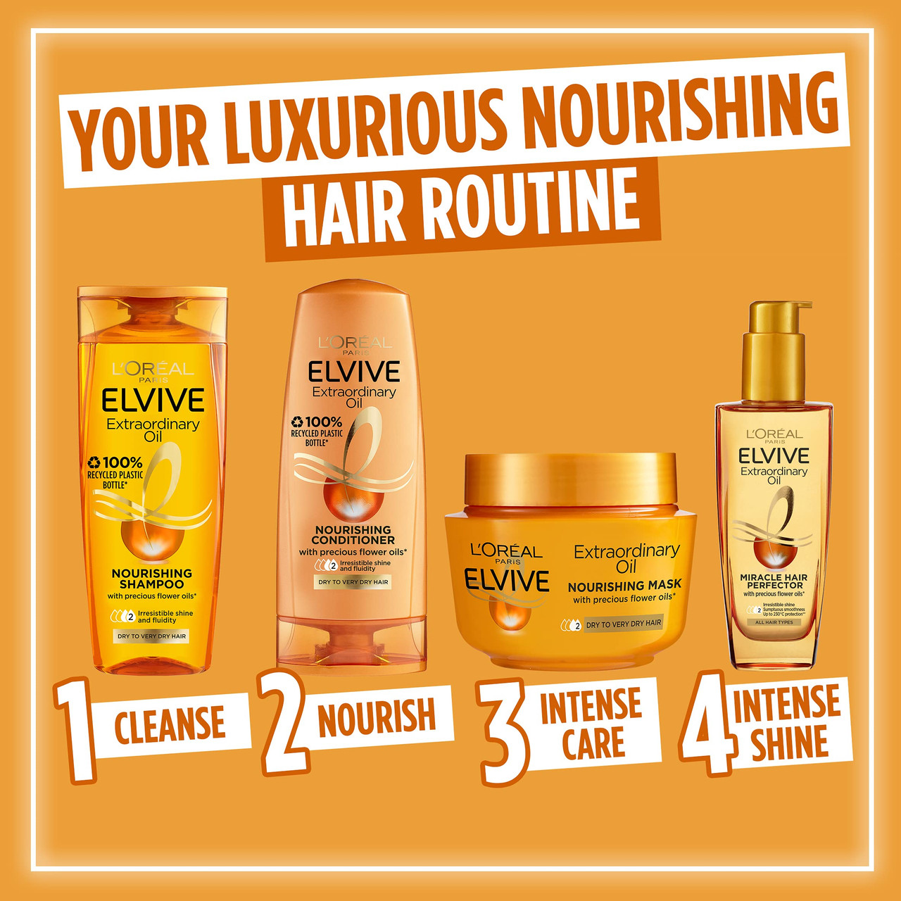 L'Oreal Paris Elvive Haircare Oil Shampoo For Dry Hair 250Ml