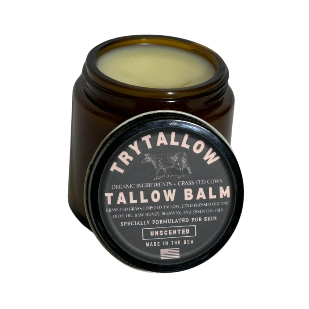 Face Care Tallow & Honey Balm - Soothes Dry, Acne, Eczema & Psoriasis ...