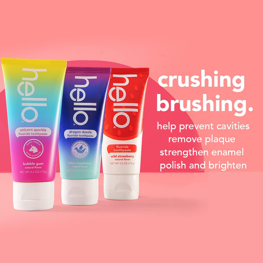 kids toothpaste hello