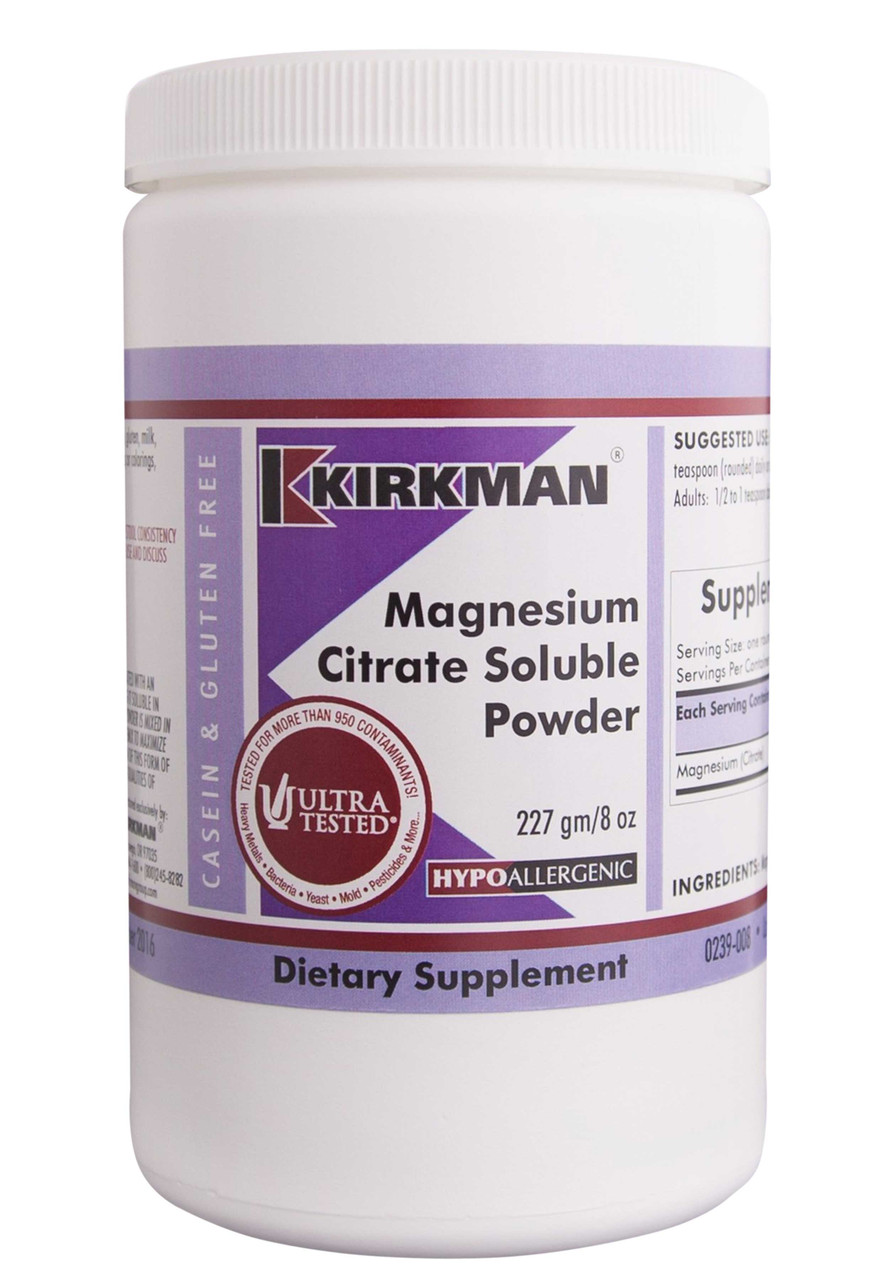 Kirkman Magnesium Citrate Soluble Powder - Kiwla